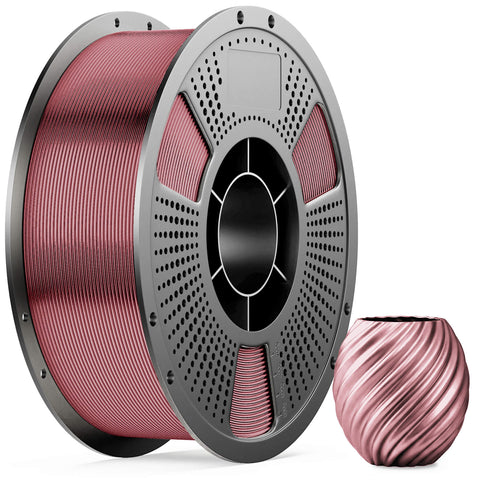UJOYBIO Metal PLA 3D Printing Filament 1.75 mm 1KG– Metallic Shine, Fa