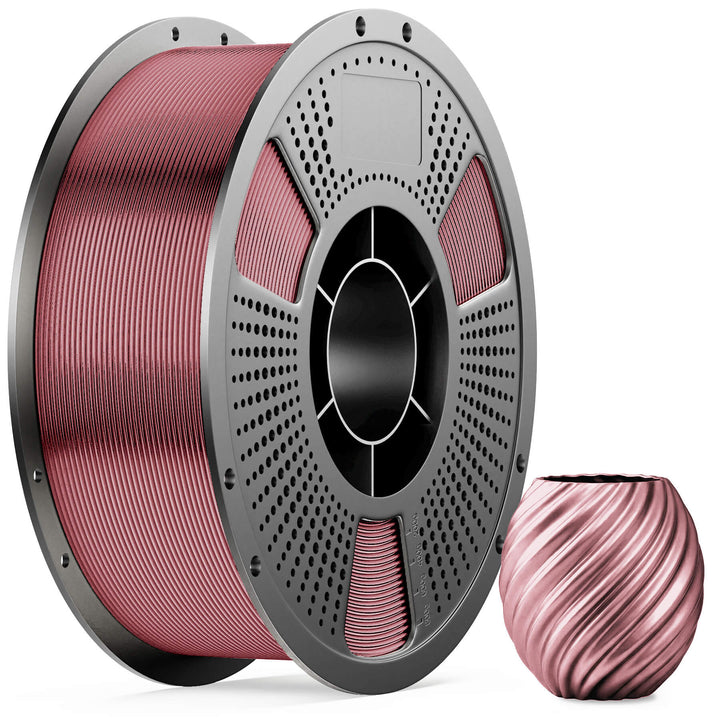 UJOYBIO Metal PLA 3D Printing Filament 1.75 mm 1KG– Metallic Shine, Fa